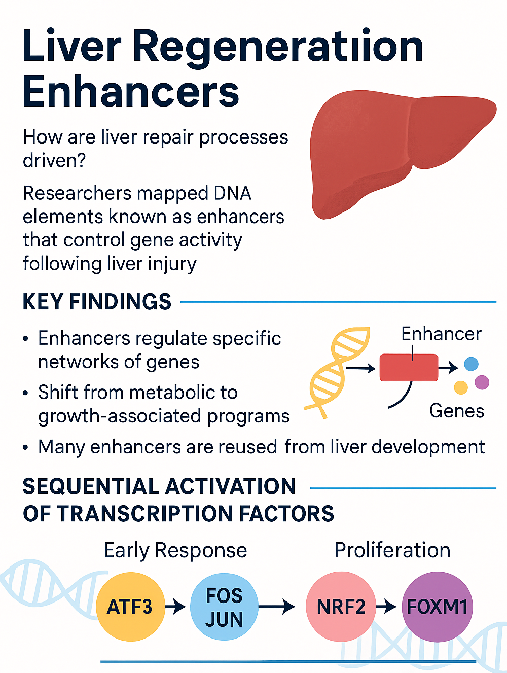 Breakthrough in Liver Regeneration: Scientists Discover Key Enhancers ...
