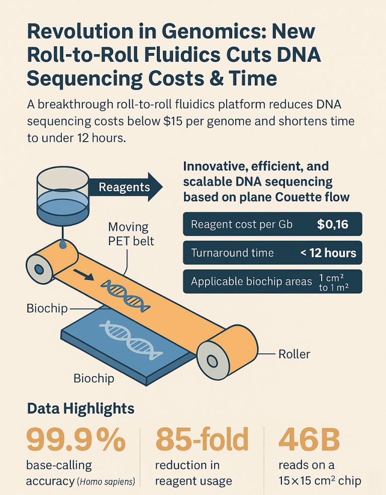 Revolution in Genomics: New Roll-to-Roll Fluidics Technology Makes DNA ...