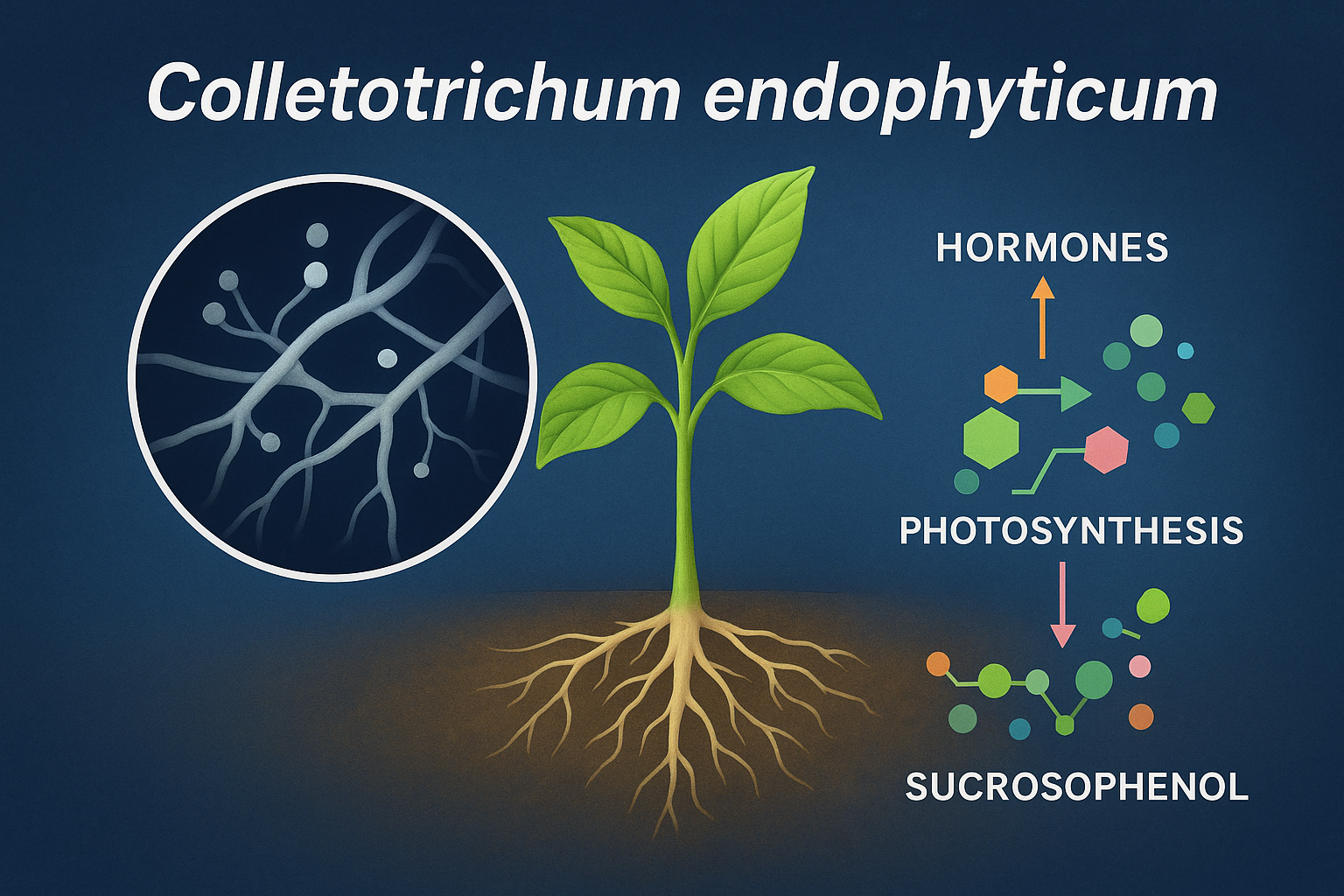 Colletotrichum endophyticum Dramatically Boosts Plant Growth Through ...
