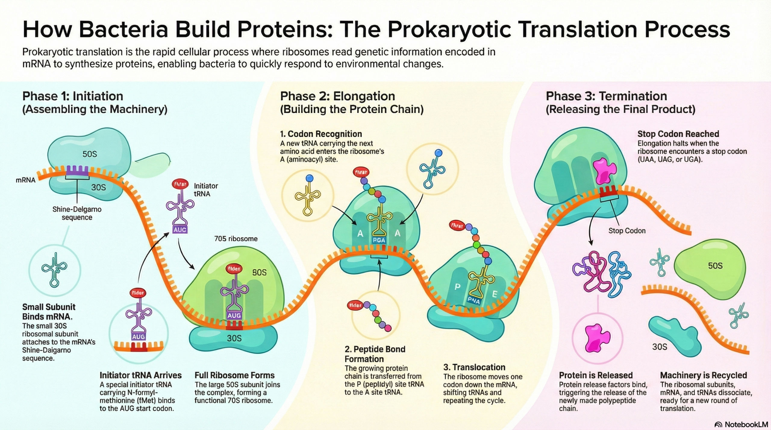 How Bacteria Build Proteins: A Step-by-Step Guide to Prokaryotic ...