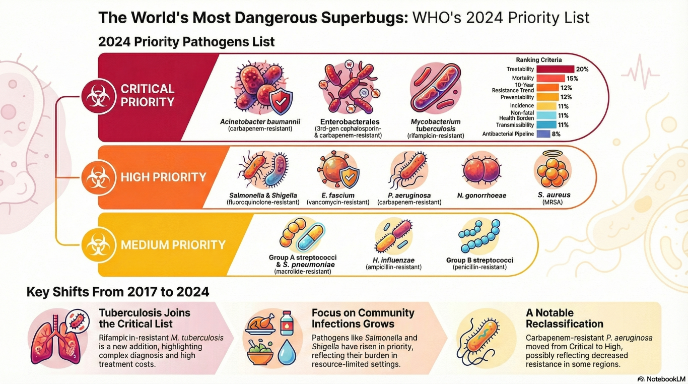 Superbugs on the Rise: A Simple Guide to the 2024 WHO Priority ...
